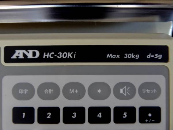 A＆D HC-30ki Max30kg d=5g 個数計 品(はかり、スケール)｜売買されたオークション情報、yahooの商品情報をアーカイブ ...