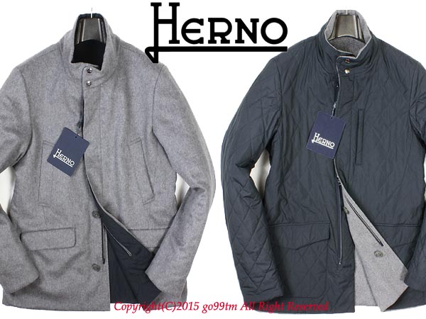 HERNO ヘルノ 最高級カシミア100％リバーシブル中綿コート 50(ジャケット、上着)｜売買されたオークション情報、yahooの商品情報をアーカイブ公開 - オークファン（aucfan.com）
