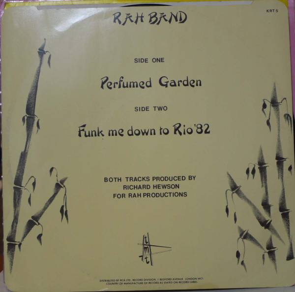 12'' RAH BAND /PERFUMED GARDEN/FUNK ME DOWN '82/1982 UK/