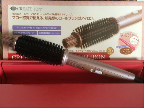 クレイツイオンCREATE ION ロールブラシ アイロン HSB-02(ヘアアイロン)｜売買されたオークション情報、yahooの商品情報をアーカイブ公開 - オークファン（aucfan.com）
