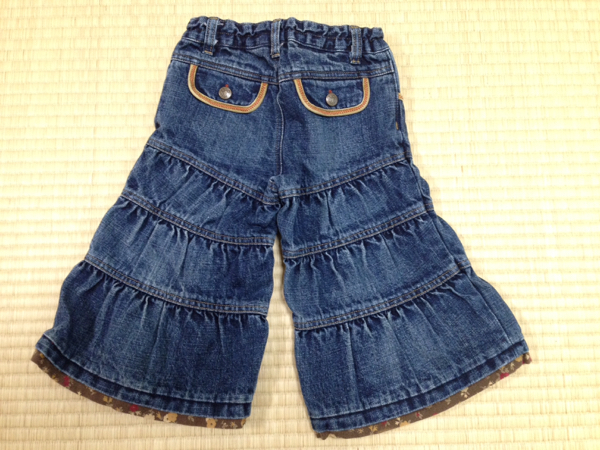 デニム ガウチョ 110(110（105～114cm）)｜売買されたオークション情報、yahooの商品情報をアーカイブ公開 - オークファン（aucfan.com）