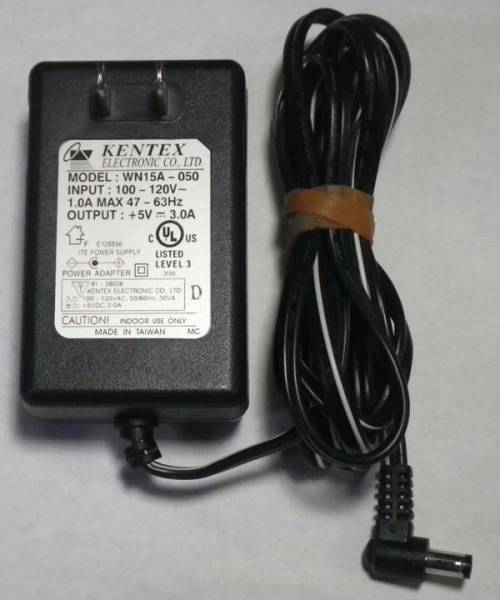 KENTEX ACアダプタ WN15A-050 5V 3A(150W未満)｜売買されたオークション情報、yahooの商品情報をアーカイブ公開 ...
