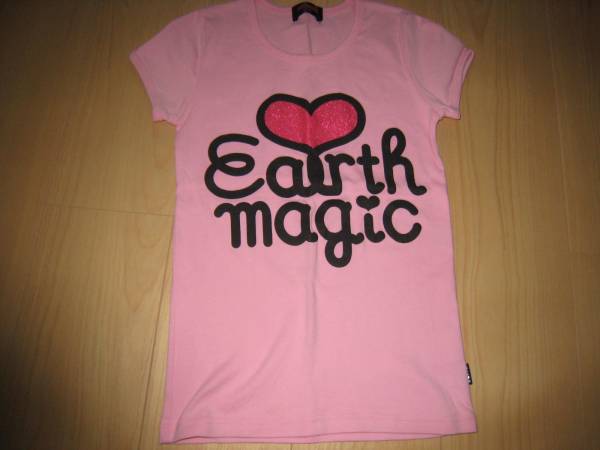 EARTHMAGIC 半袖Tシャツ150 ピンク アースマジック(半袖Tシャツ)｜売買されたオークション情報、yahooの商品情報をアーカイブ公開 - オークファン（aucfan.com）
