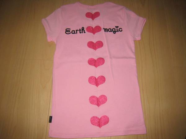 EARTHMAGIC 半袖Tシャツ150 ピンク アースマジック(半袖Tシャツ)｜売買されたオークション情報、yahooの商品情報をアーカイブ公開 - オークファン（aucfan.com）