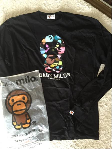 APE milo L/S Tee エイプ マイロ ロングスリーブシャツ 品(長袖Tシャツ)｜売買されたオークション情報、yahooの商品情報を ...