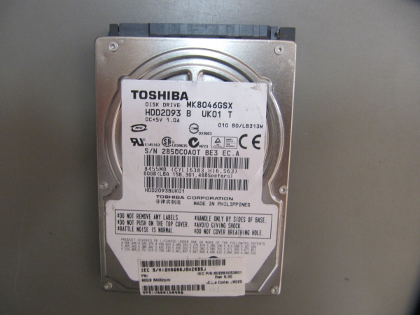A808 TOSHIBA 80GB 2.5インチHDD(100GB未満)｜売買されたオークション情報、yahooの商品情報をアーカイブ公開 - オークファン（aucfan.com）