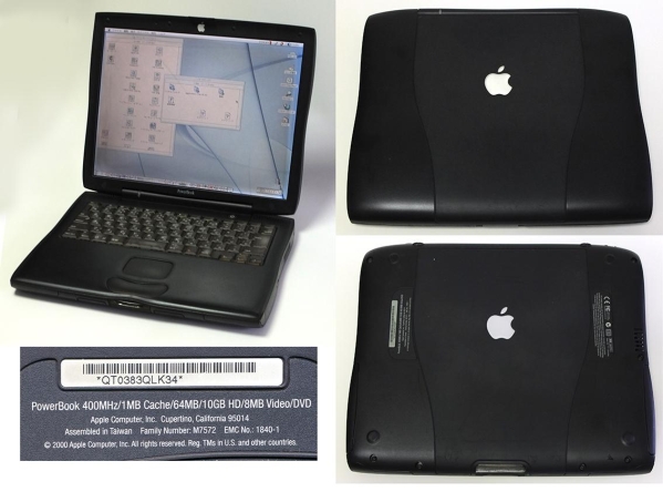 PowerBook G3 400MHz 14.1 M7572 可動品 がジャンク扱い(Power Book G3)｜売買されたオークション情報 ...