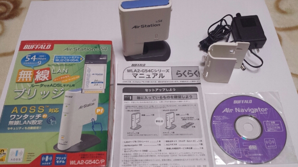 BuffaloAirstation WLA2-G54C/P AOSS対応 無線LANルーター(無線LAN)｜売買されたオークション情報 ...