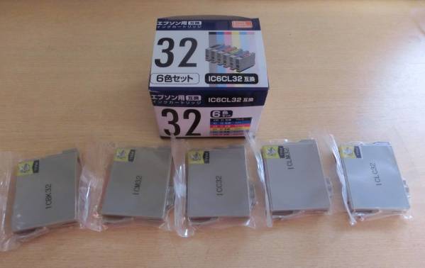 エプソン用インクカートリッジ IC6CL32互換 5色セット(エプソン)｜売買されたオークション情報、yahooの商品情報をアーカイブ公開 - オークファン（aucfan.com）