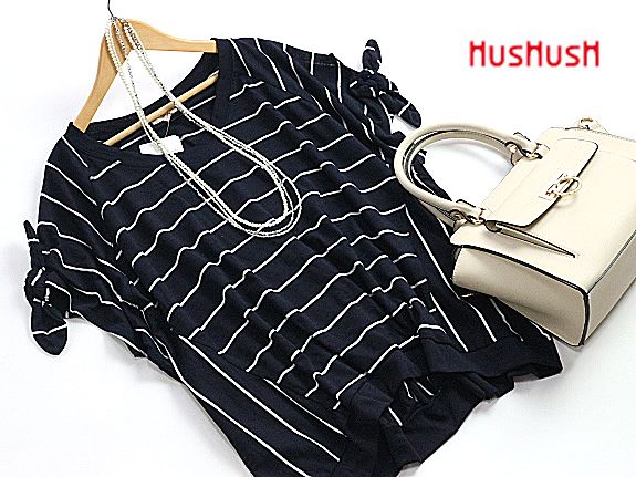 L HusHush / 袖リボン バックテールドルマンPO NV(Lサイズ)｜売買されたオークション情報、yahooの商品情報をアーカイブ公開 - オークファン（aucfan.com）