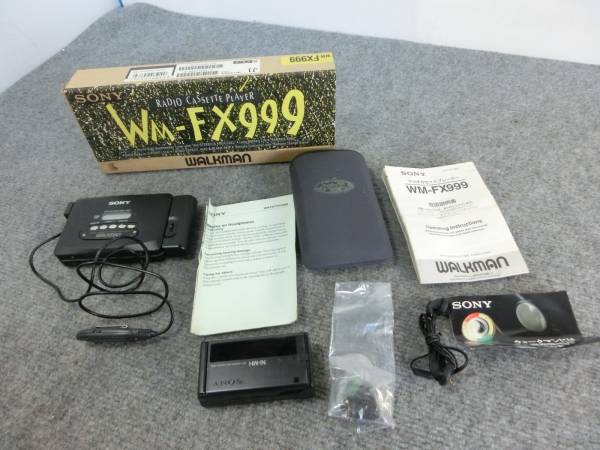 SONY/ソニー ウォークマン WM-FX999 ラジオカセットプレーヤー(再生専用)｜売買されたオークション情報、yahooの商品情報を ...
