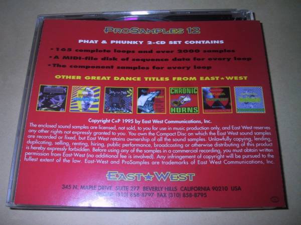 PHAT+PHUNKY サンプリング2CD PRO SAMPES RICH MENDELSON FUNKY(サンプリングCD)｜売買された ...