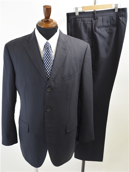 7XA5 INTIMAGE 2パンツ 3つ釦シングルスーツ チェック AB6 黒(Lサイズ)｜売買されたオークション情報、yahooの商品情報をアーカイブ公開 - オークファン（aucfan.com）