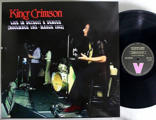 欧州限定 1972音源 KING CRIMSON LIVE IN DETROIT/DENVER 2LP(King Crimson)｜売買された ...