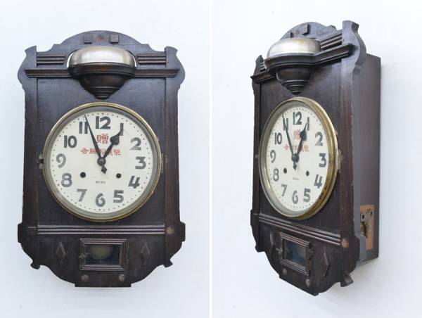 IG54 戦前 珍品 アンティーク RUBYルビー 上部ベルタイプ 掛け時計 振り子時計 アナログ 機械式(アナログ)｜売買されたオークション ...