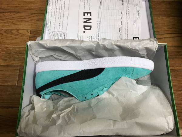 PUMA CLYDE X DIAMOND SUPPLY co. ARUBA BLUE Tiffany US10.5 28.5cm ダイヤモンド ...