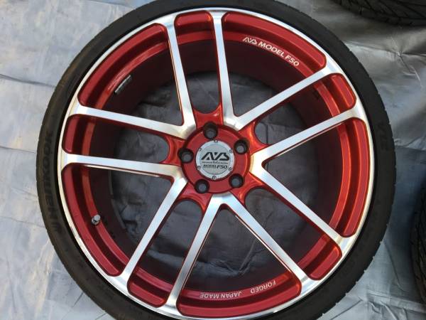 AVS Model F50 Forged 20 インチ 9J Benz Audi 112 PCD 3本(ラジアルタイヤ)｜売買された ...