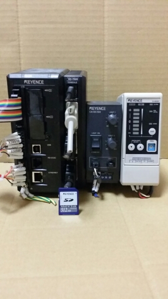KEYENCE キーエンス 画像処理 XG-7500 照明電源 CA-DC100 高性能マイクロ除電器スポットタイプアンプユニット SJ ...