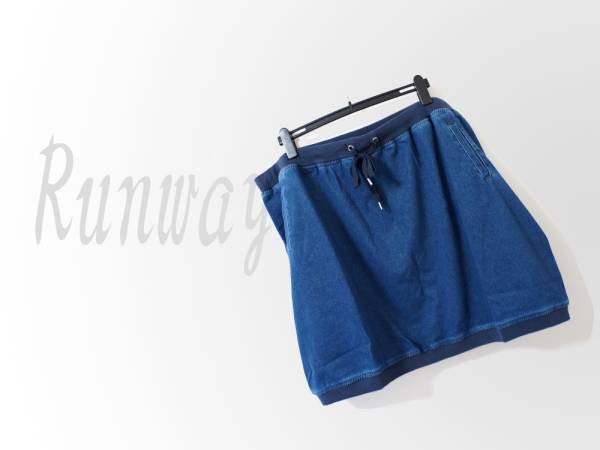 /スカート/ブルー系/デニム/風/10L/大きいサイズ/レディース/定形外 f2614(XLサイズ以上)｜売買されたオークション情報 ...