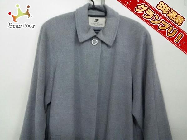 クレージュ コート 9AR レディース ライトグレー COURREGES(コート)｜売買されたオークション情報、yahooの商品情報をアーカイブ公開 - オークファン（aucfan.com）