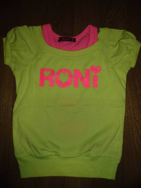 100 RONI 重ね着風Tシャツ SS(RONI)｜売買されたオークション情報、yahooの商品情報をアーカイブ公開 - オークファン ...