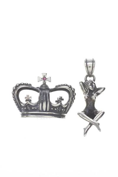 ジャスティンデイビス JustinDavis spj115 CROWN CRAZY シルバーネックレストップ シルバー×レッド 99(ジャスティンデイビス)｜売買されたオークション情報 ...