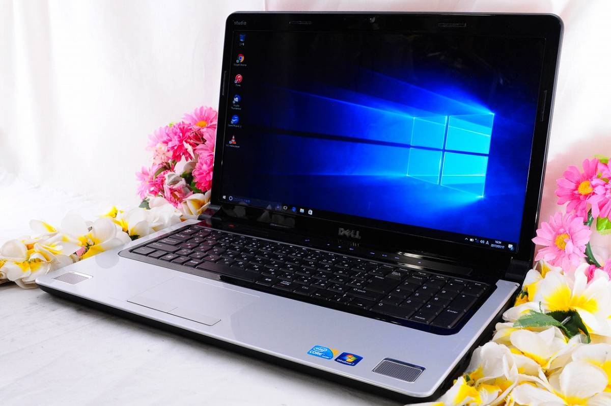 動作良好 DELL Studio 17/1749 最新Win10 高性能i5 M460 大容量320GB メモリ4GB 快適 DVD作成 無線 ...