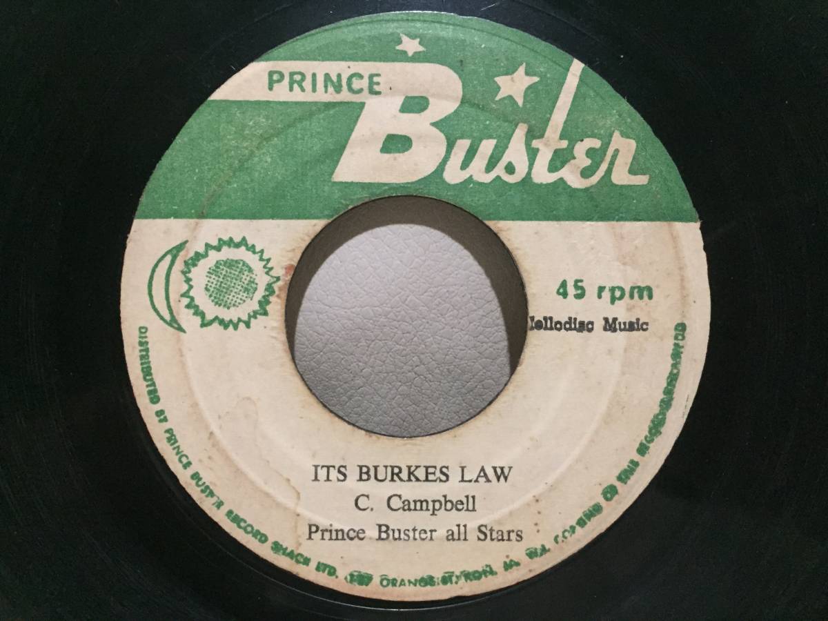 PRINCE BUSTER/ITS BURKES LAW&BLACKHEAD CHEINAMAN SKA 45(スカ)｜売買されたオークション ...