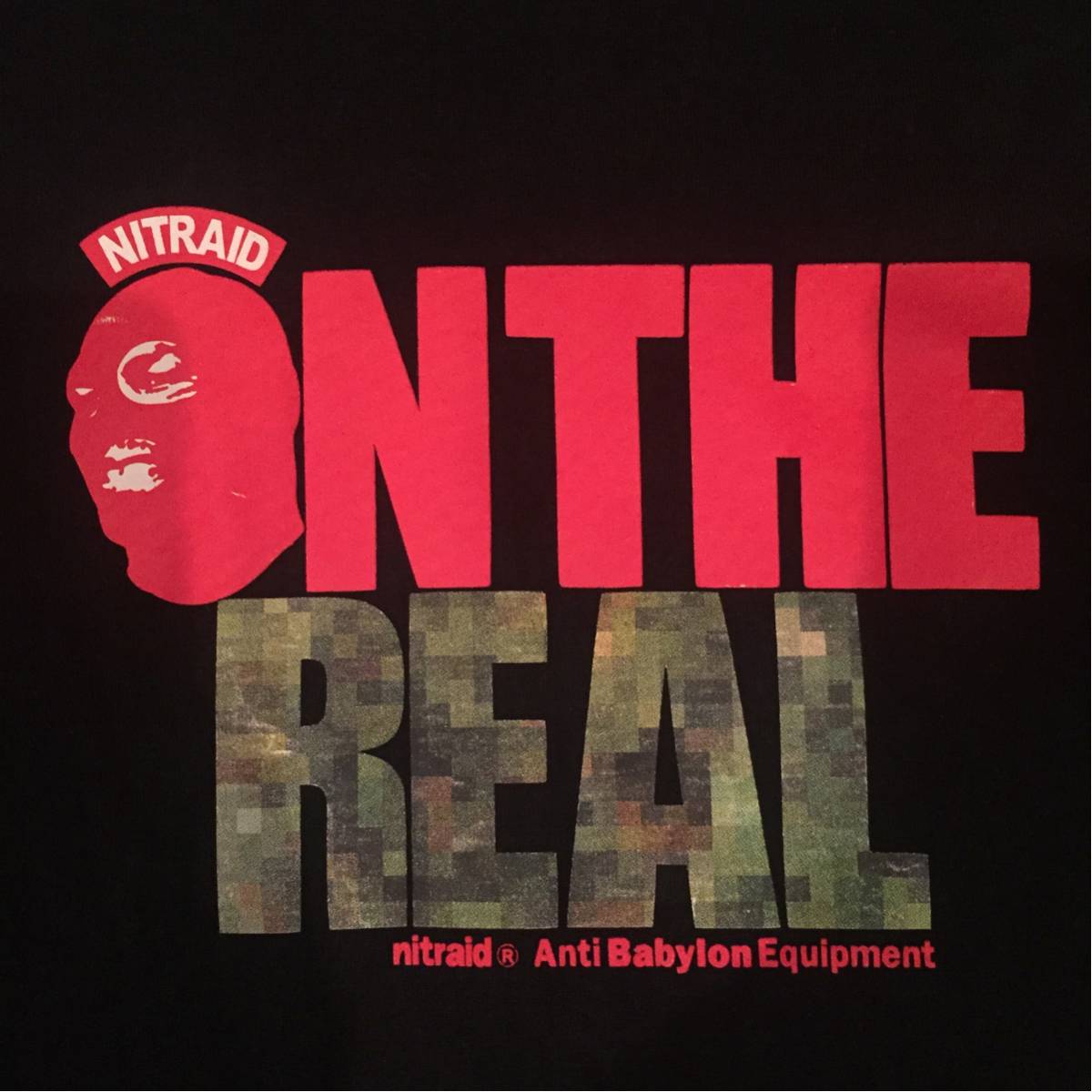 Tシャツ リアルウィード NITRAID ナイトレイド スワッガー applebum backchannel 半袖 バラクラダ on the real muro M 黒 ブラック(ナイトレイド ...