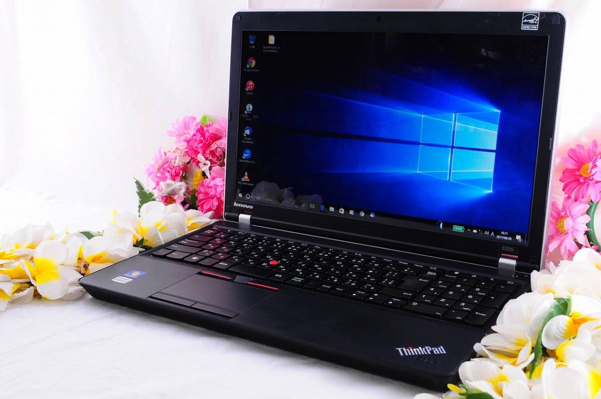 お買得 Lenovo ThinkPad Edge E525 最新Win10 大容量320GB 大画面液晶 Blu-ray対応 無線 Wi-Fi ...