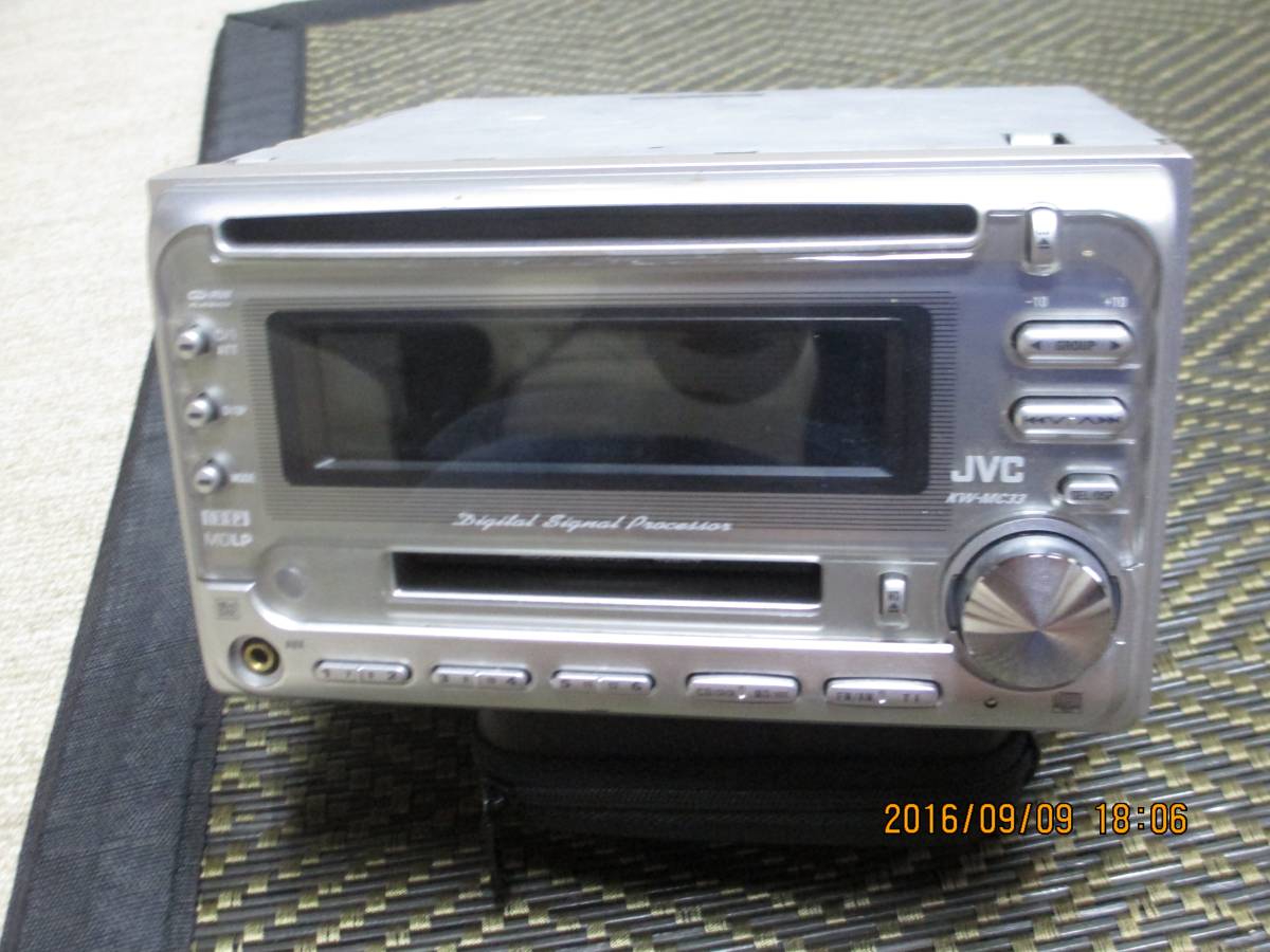 JVC KW-MC33-S MDLP AUX 2Dサイズ CD&MDデッキ ジャンク(ビクター)｜売買されたオークション情報、yahooの商品 ...