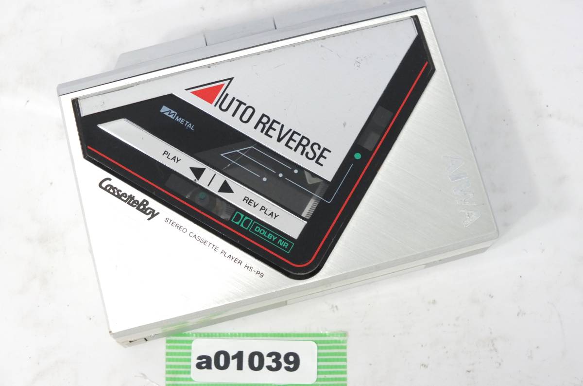 シルバー AIWA Cassette Boy カセットボーイ HS-P9 a01039(再生専用)｜売買されたオークション情報、yahooの ...