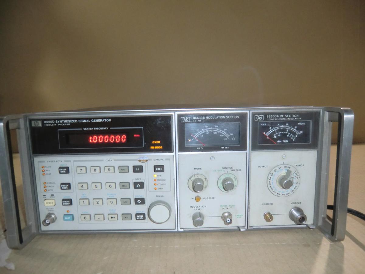 t45102 HP 8660D 86633B 86603A シグナルジェネレータ(アマチュア無線)｜売買されたオークション情報、yahooの ...