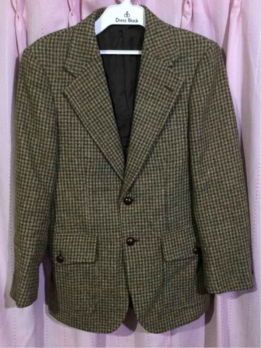 当時物 Kent tailored by VAN JACKET 2-BUTTON TWEED TAILORED JACKET 170-87-75 BEIGExBROWN(Mサイズ)｜売買された ...