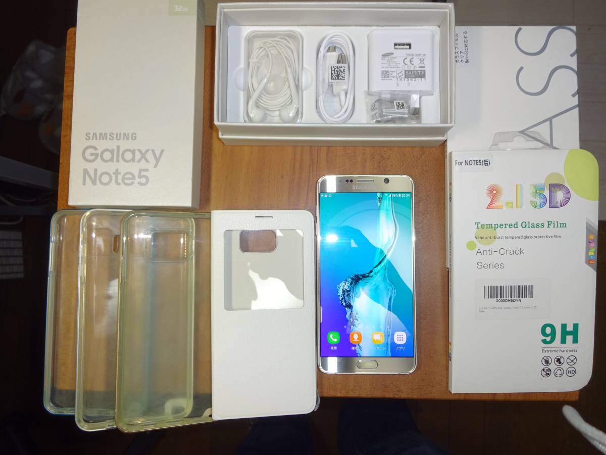 Galaxy Note 5 simフリー SM-N9200 32GB デュアルSIM ゴールド色 極(サムスン)｜売買されたオークション情報 ...
