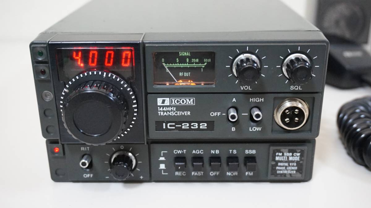 アイコム FM SSB CW マルチモード 144MHZ トランシーバー IC－232(モービル)｜売買されたオークション情報、yahooの ...