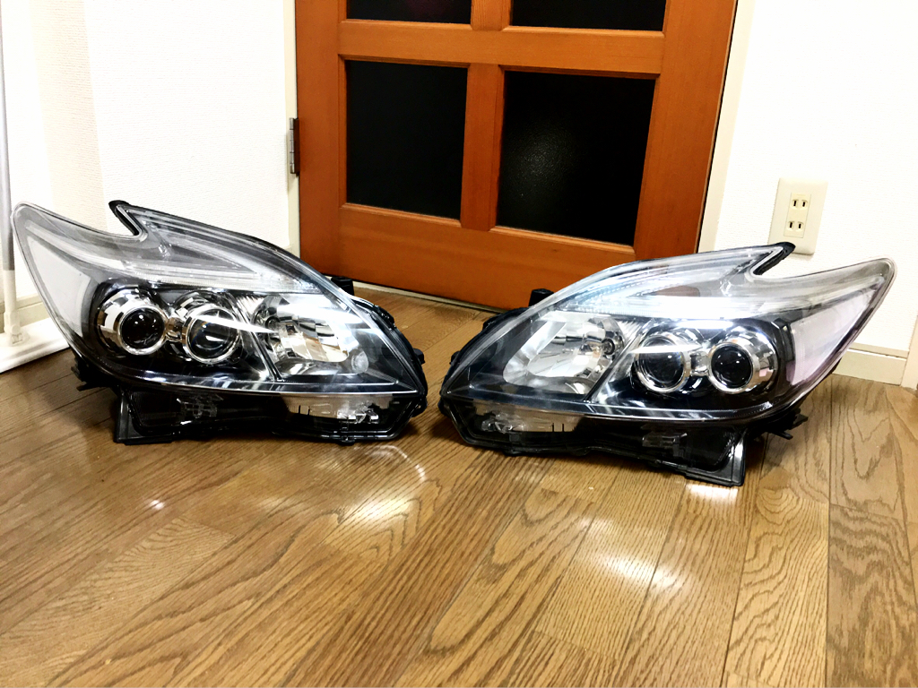 プリウス30 後期DAA-ZVW30 右 左 ヘッドライト 純正 HID LED KAITO 47-49 取付OK(ヘッドライト)｜売買されたオークション情報、yahooの商品情報をアーカイブ ...