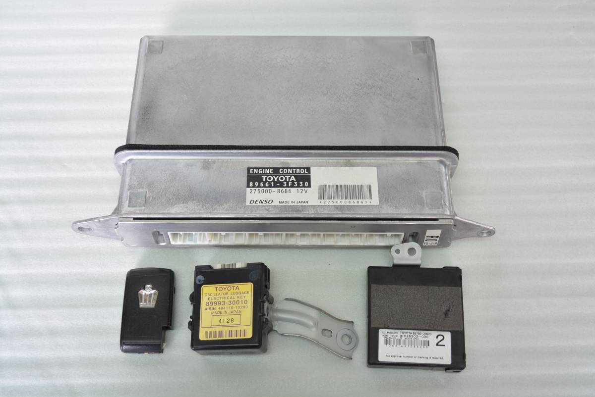 18クラウン スマートキー コンピューター 89661-3F330 89993-30010 89780-30020(トヨタ用)｜売買された ...