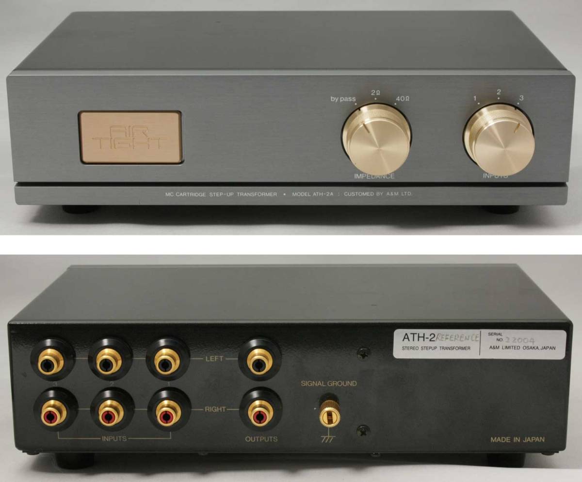 AIR TIGHT ATH-2 Reference MC昇圧トランス 音出し確認済み エアータイト(その他)｜売買されたオークション情報、yahooの商品情報をアーカイブ公開 - オークファン ...