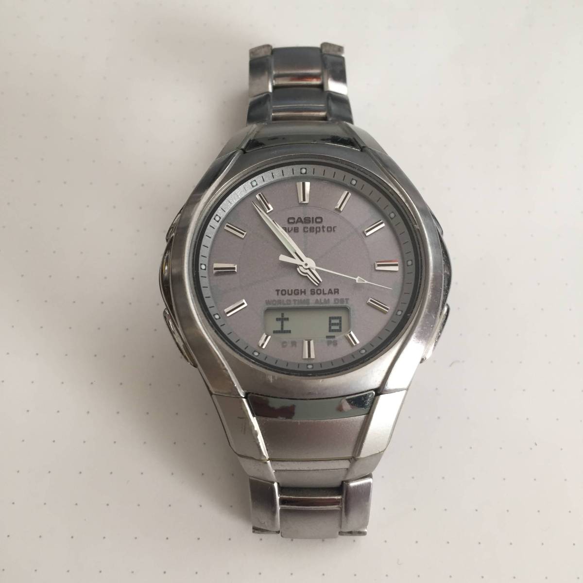 カシオ CASIO wave ceptor WVA-420J 腕時計 ソーラー電波時計 ウォッチ(その他)｜売買されたオークション情報 ...