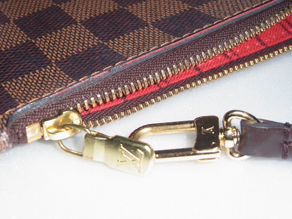 極 ポーチのみ出品 ヴィトン N41358 ネヴァーフルMM LOUIS VUITTON ダミエ 付属品 ポーチ 小物 LV(ショルダーバッグ ...