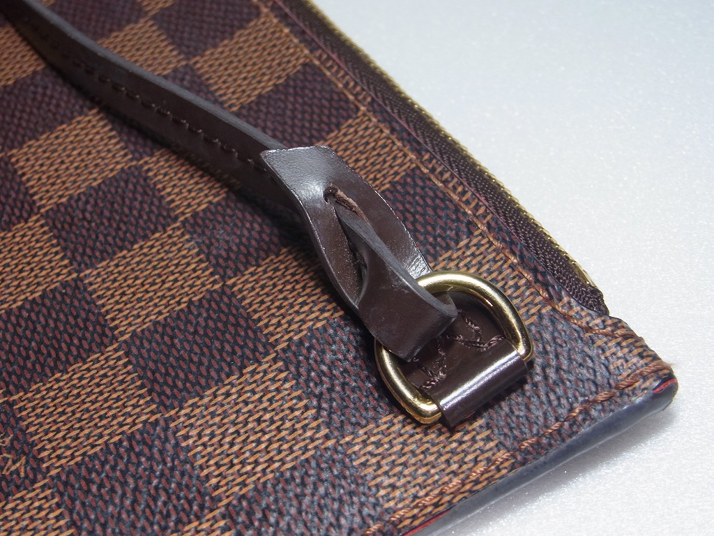 極 ポーチのみ出品 ヴィトン N41358 ネヴァーフルMM LOUIS VUITTON ダミエ 付属品 ポーチ 小物 LV(ショルダーバッグ ...