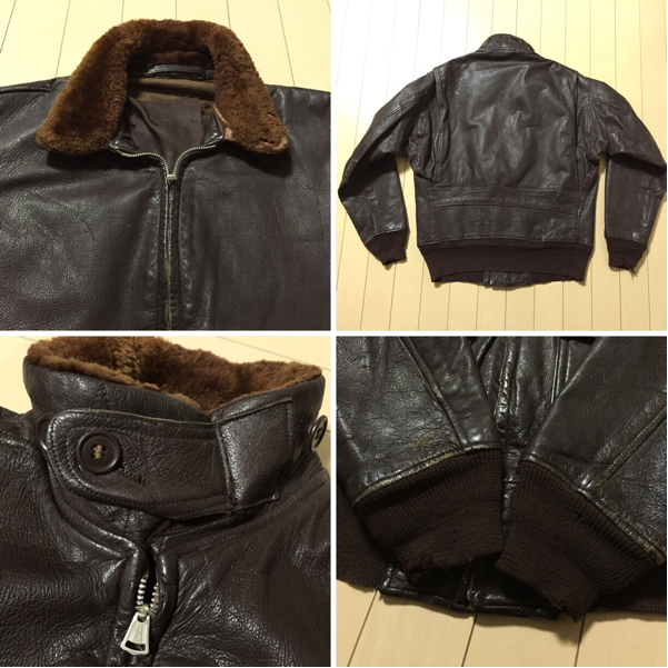 40S 50S U.S.NAVY M422A フライトジャケット 実物 / ビンテージ オリジナル 40年代 50年代 USN USAF A ...