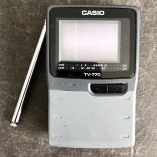 ポケット液晶カラーテレビ CASIO TV-770 2.3型 カシオ 携帯 アナログ ポータブル(ポータブルテレビ)｜売買されたオークション ...