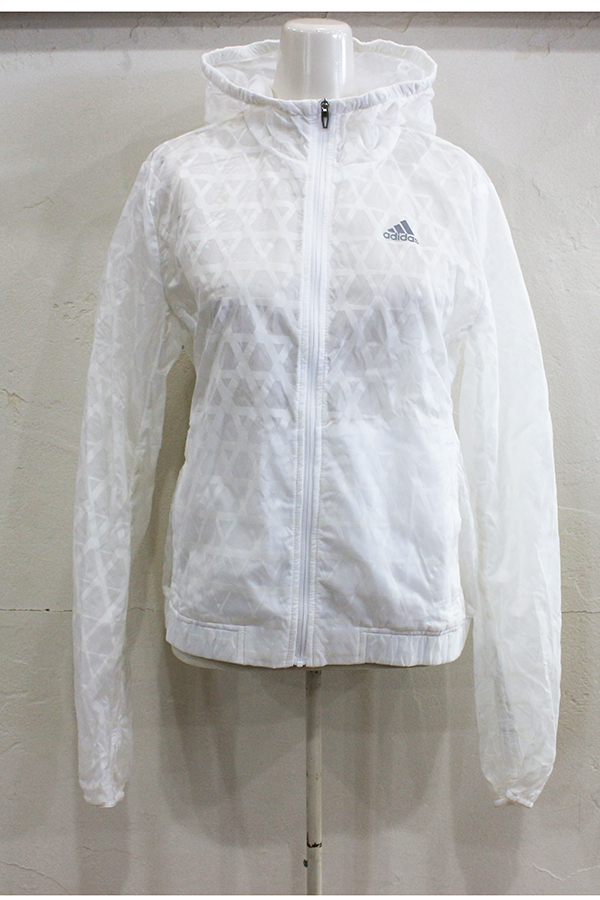 adidas アディダス Snova Tokyo シースルージャケット ウィンドブレーカー AP8439 ホワイト レディース M(ジャンパー ...