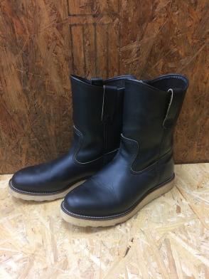 REDWING レッドウィング メンズ ペコスブーツ ブラック 8169 サイズ：約26.0cm iw GJ ir(8インチ)｜売買された ...