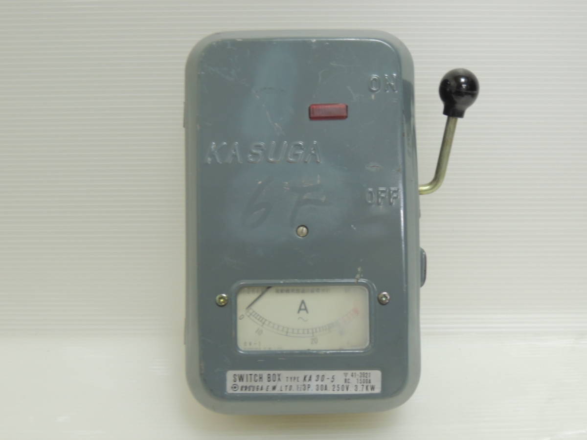 昭和レトロ KASUGA スイッチボックス SWITCHBOX KA30 250V 3.7KW(スイッチ、開閉器)｜売買されたオークション情報、yahooの商品情報をアーカイブ公開 ...