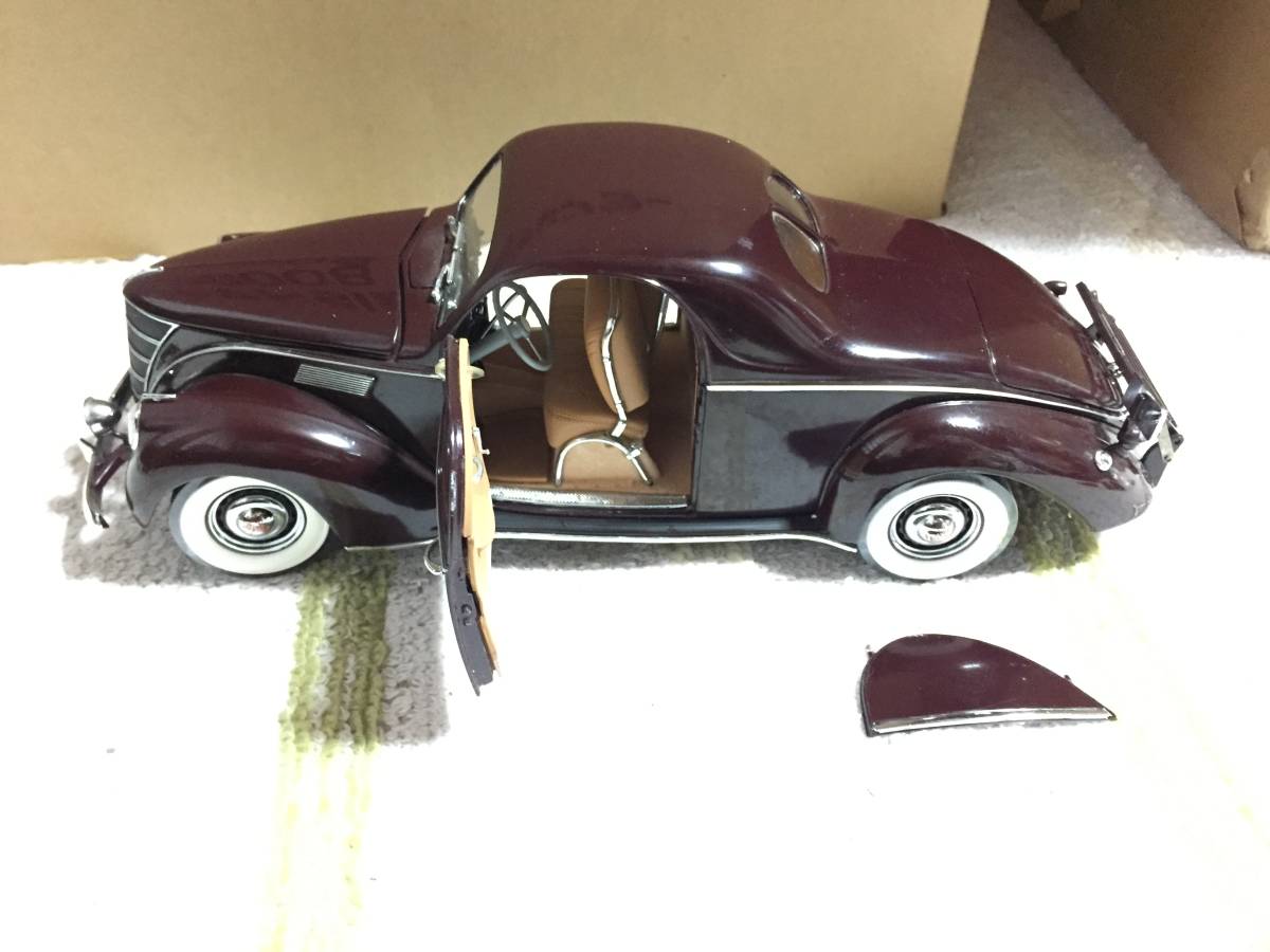 1/18 Ertl Precision 100 Collection 1937 Lincoln Zephyr Coupe アーテル リンカーン ...