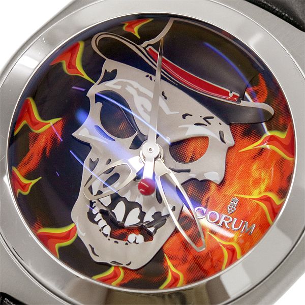コルム CORUM バブル バロン サメディ Bubble Baron Samedi 082 170 20 メンズ 腕時計 777本限定 自動 ...