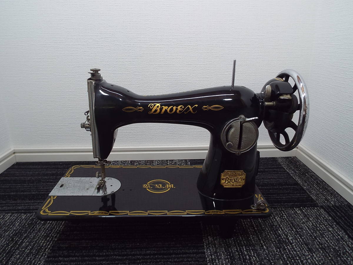 BROEX ミシン レトロ アンティーク 本体 オブジェ ディスプレイ(ミシン)｜売買されたオークション情報、yahooの商品情報をアーカイブ公開 - オークファン（aucfan.com）